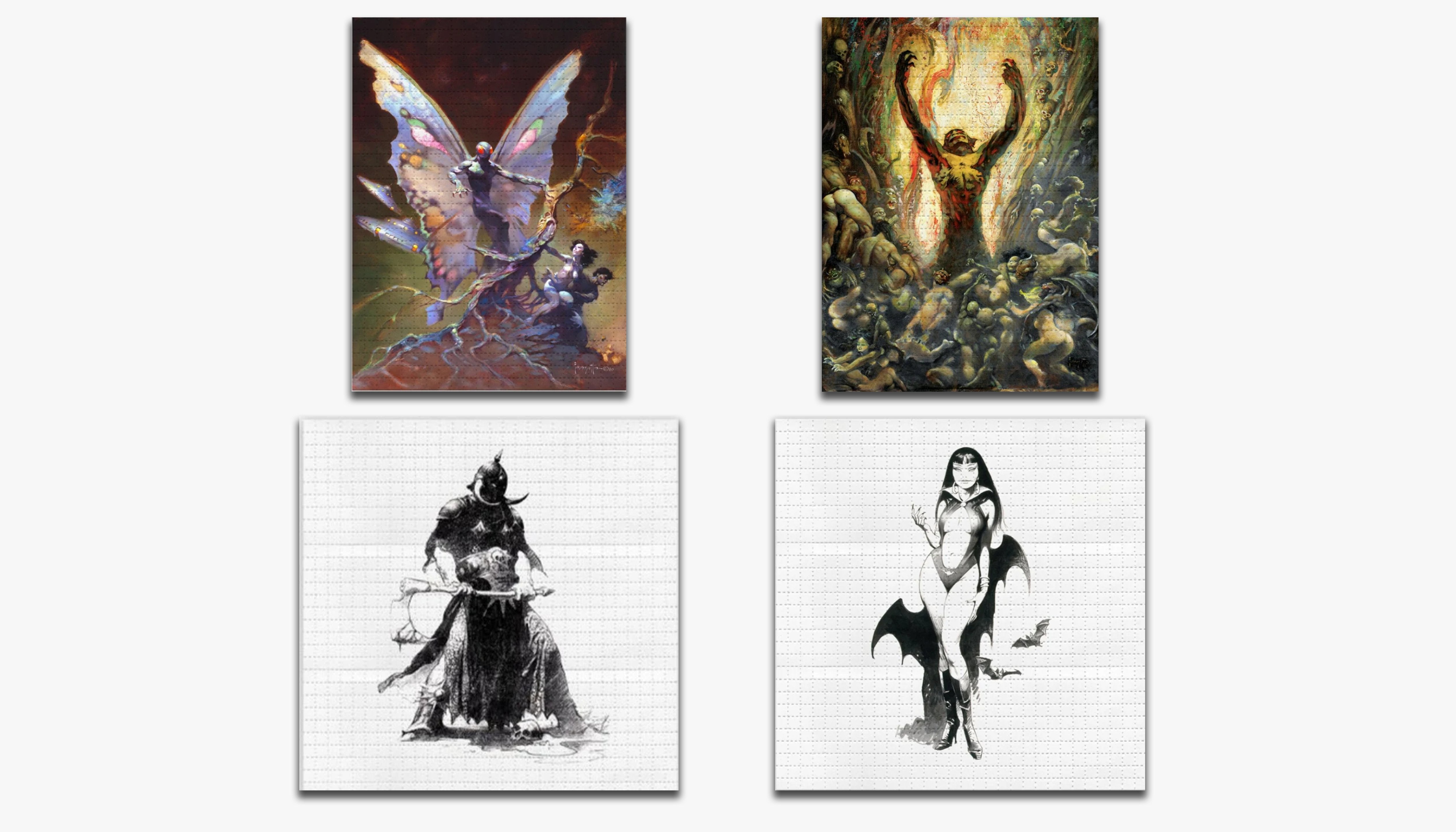 Official Frank Frazetta Blotter Paper – Frazetta Art Museum