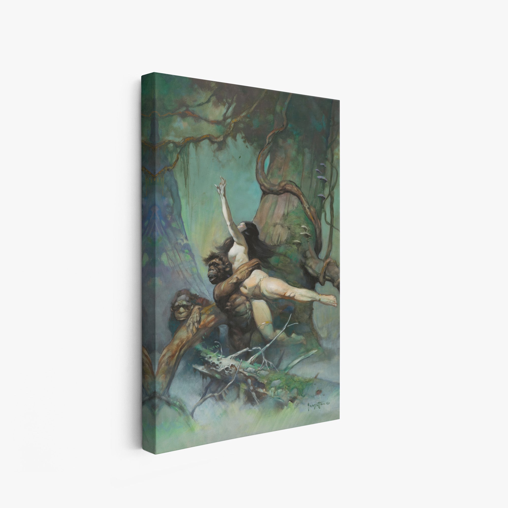 Captive Princess Canvas Wrap – Frazetta Art Museum