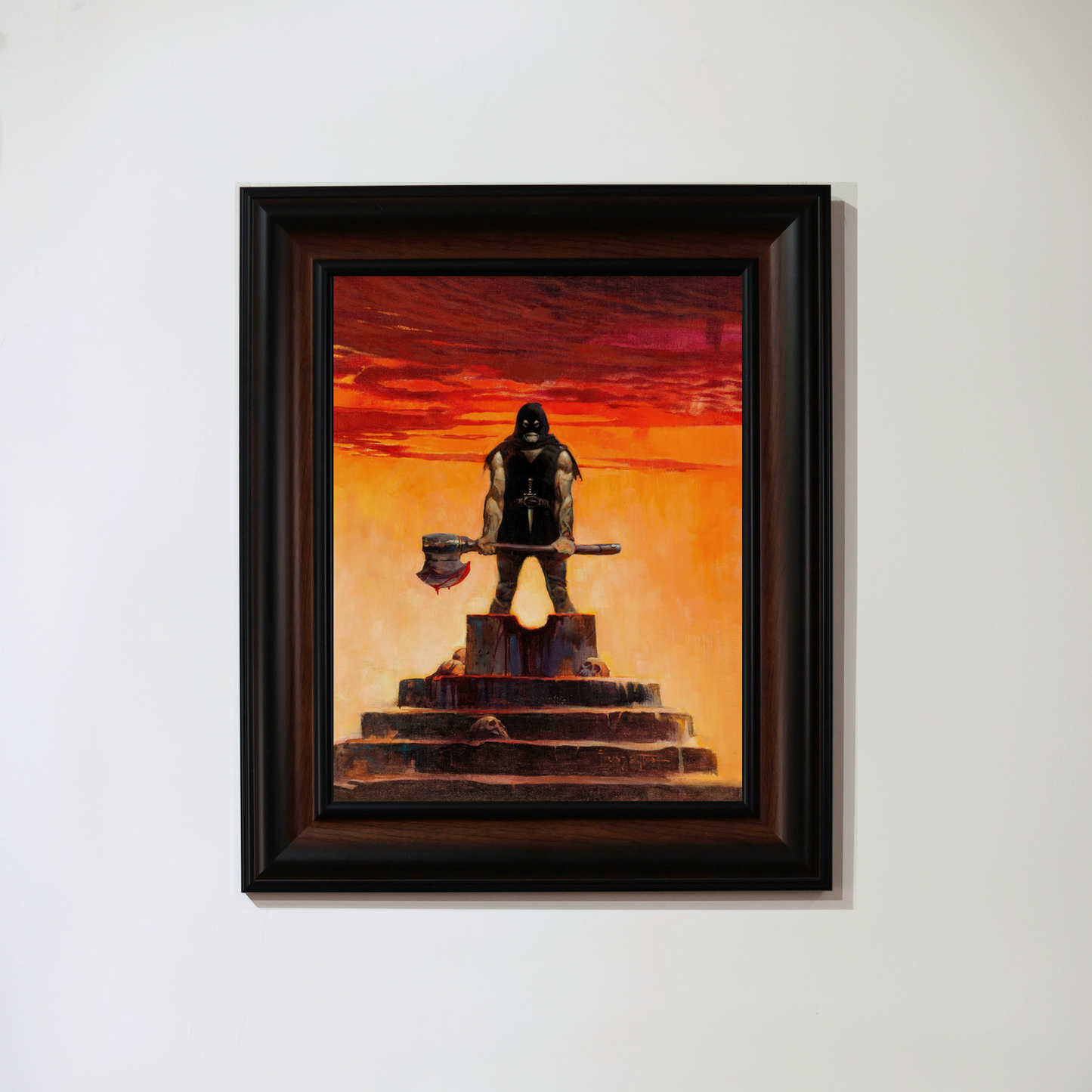 Executioner Fine Art Print/Framed Art – Frazetta Art Museum