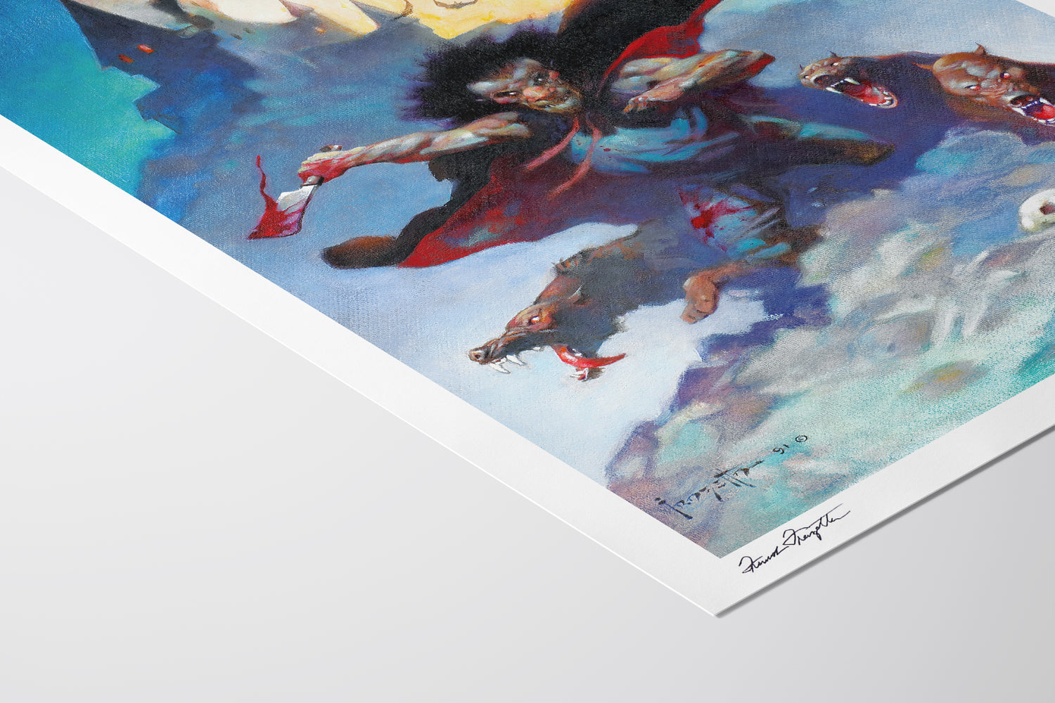 Wolf's Night Lithograph – Frazetta Art Museum