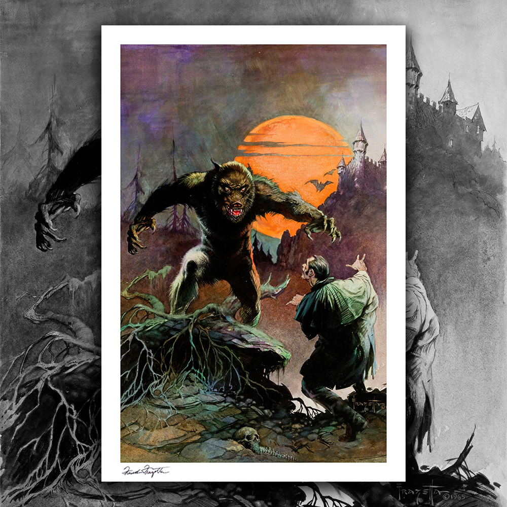 Wolfman Lithograph – Frazetta Art Museum
