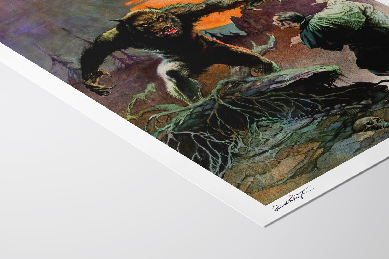 Wolfman Lithograph – Frazetta Art Museum