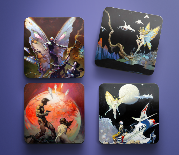 Official Frank Frazetta Coasters – Frazetta Art Museum