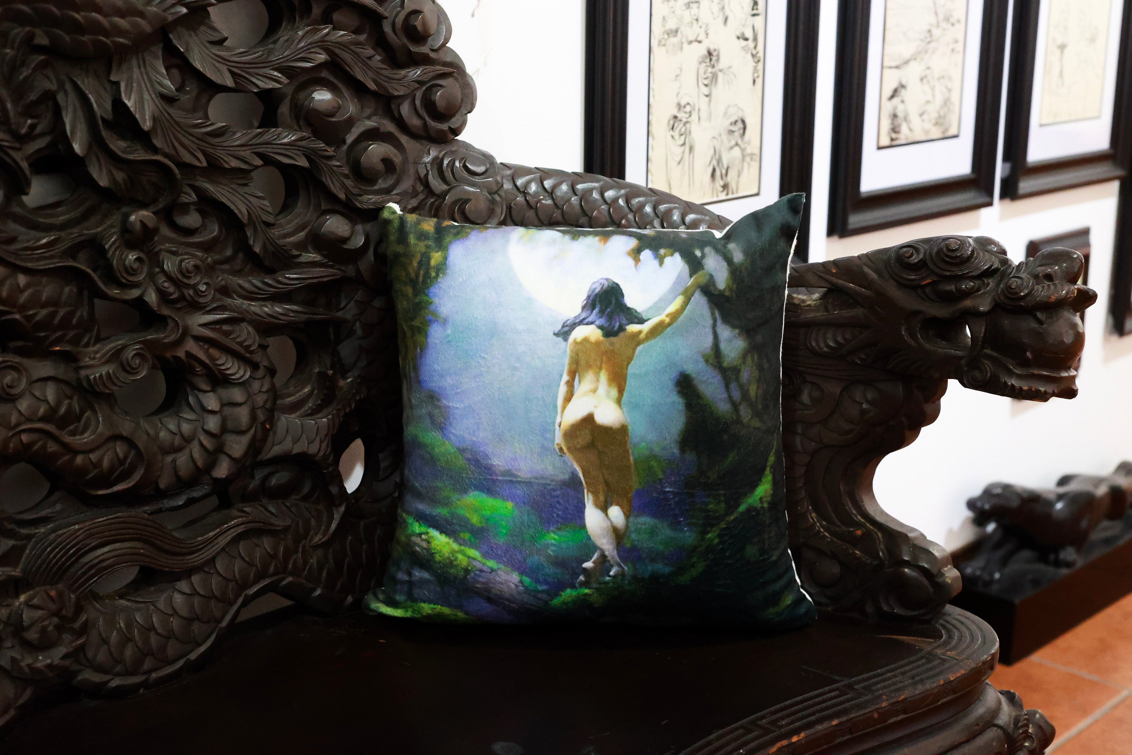 Moons Rapture Pillow – Frazetta Art Museum